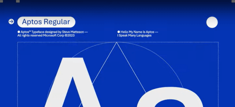 Behind the design: A deep dive into Aptos - Microsoft Design