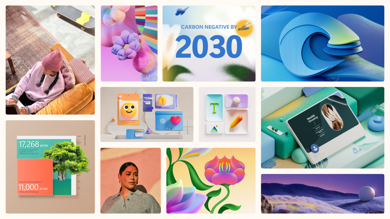 The vibrant evolution: Microsoft's colorful transformation - Microsoft ...