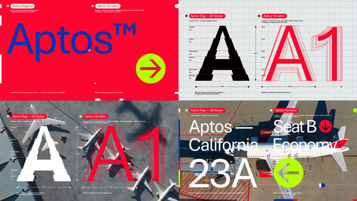 Behind the design: A deep dive into Aptos - Microsoft Design