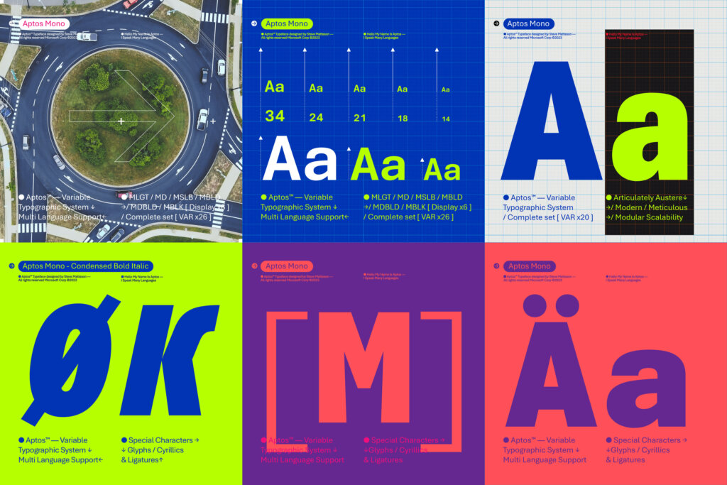 Behind the design: A deep dive into Aptos - Microsoft Design