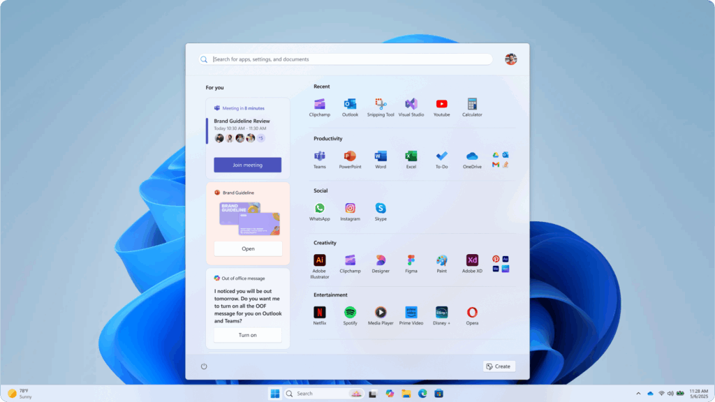 Start, fresh — Redesigning the Windows Start menu for you - Microsoft ...