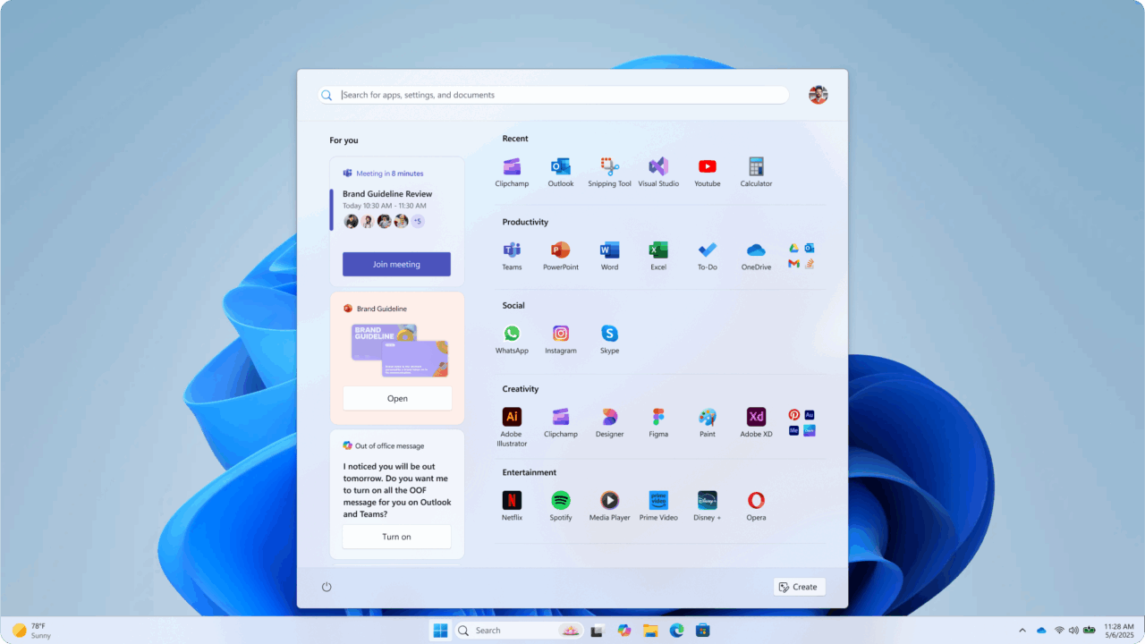 Start, fresh — Redesigning the Windows Start menu for you - Microsoft ...