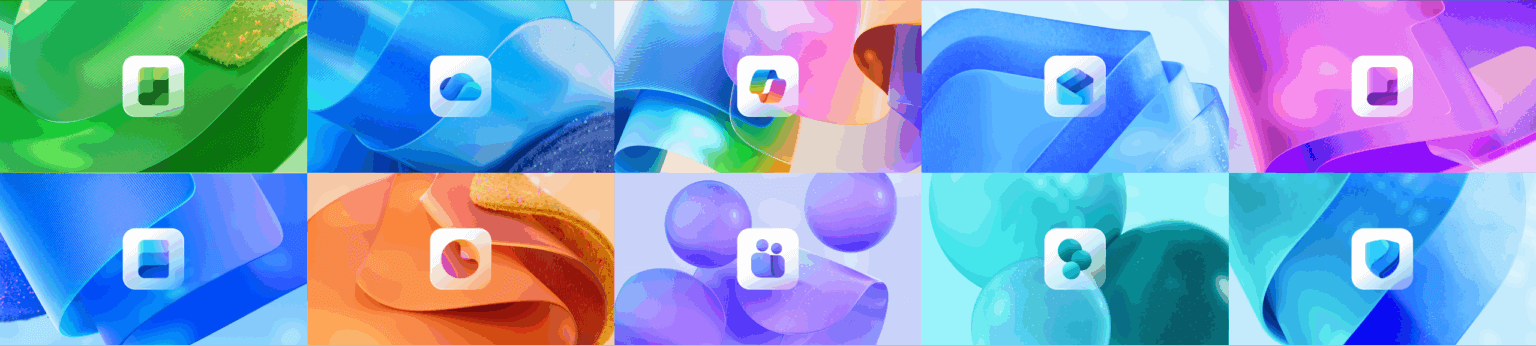 Fluid forms, vibrant colors - Microsoft Design