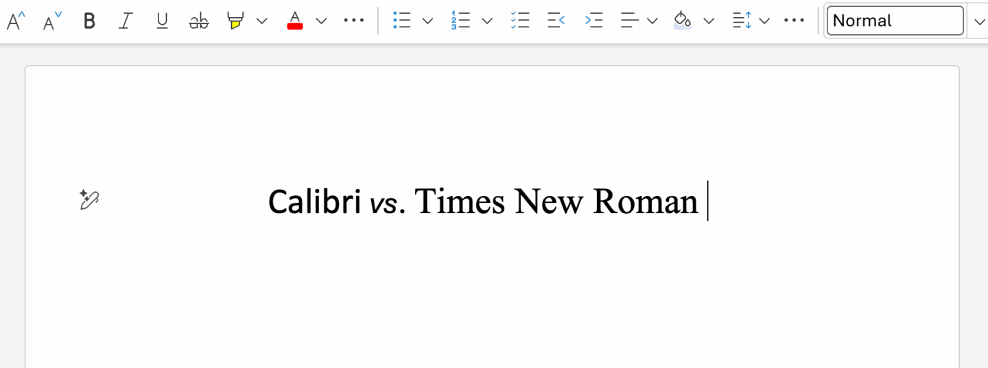 We can all be friends: Times New Roman vs Calibri - Microsoft Design