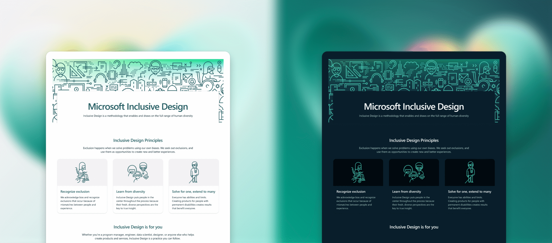 Evolving the Microsoft Inclusive Design website - Microsoft Design